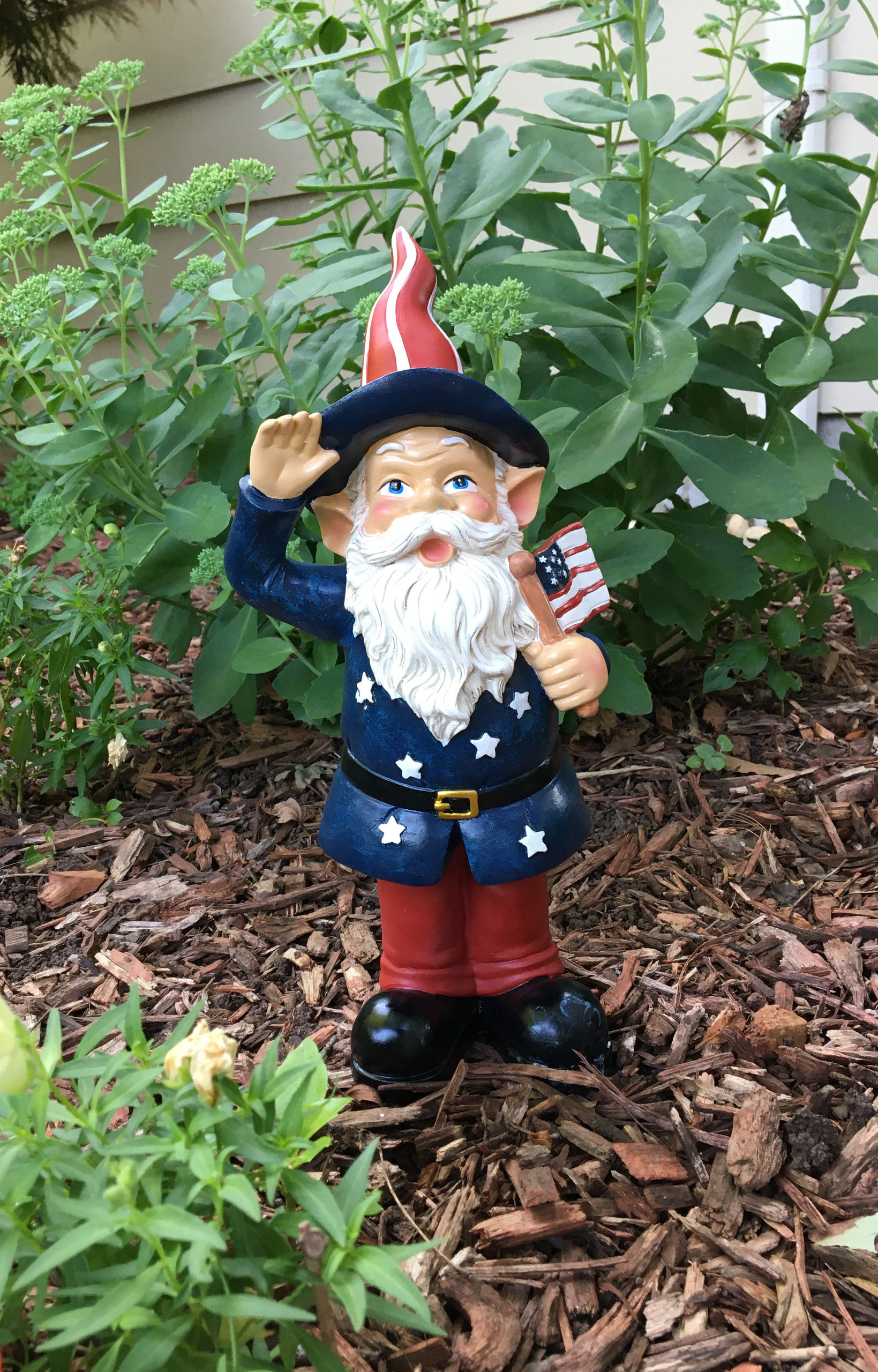 12" American Gnome - Contemporary - Garden Statues And Yard Art - by ...