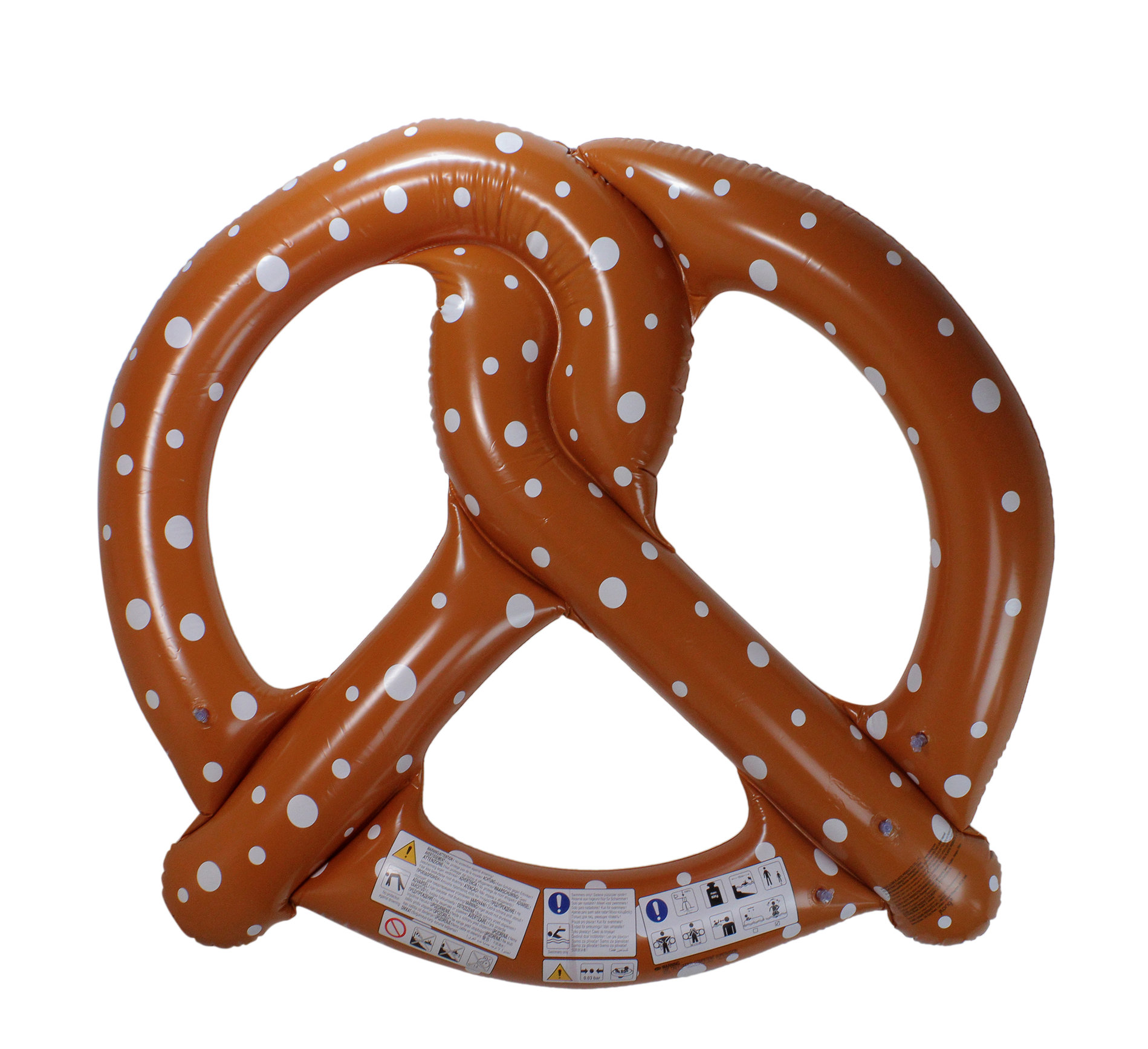 60" Water Sports Inflatable Swimming Pool 3-Person Giant Pretzel Float - Modern - Pool Toys And ...