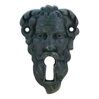 Sentinel Escutcheon Rim Lock, Dark Brass - Traditional - Door Locks ...