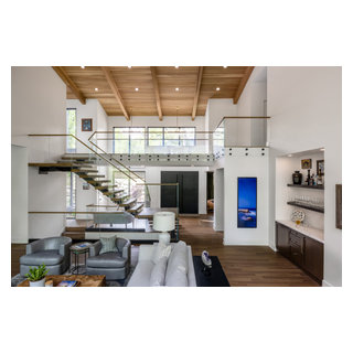 Modern Transitional Custom Home in Ann Arbor - Transitional - Family ...