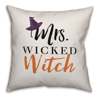 Mrs. Wicked Witch Throw Pillow - Contemporary - Decorative Pillows - by ...