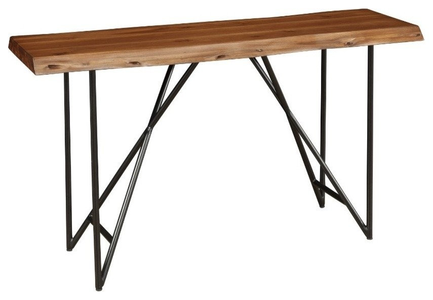 Benzara BM171933 Sofa/Console Table In Acacia Wood Brown - Rustic ...