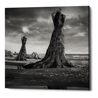 "Moll" Giclee Canvas Wall Art, 12"x12" - Contemporary - Prints And ...