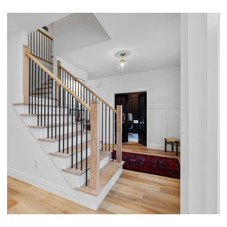 First Floor Home Renovation - Transitional - Staircase - Atlanta - by ...
