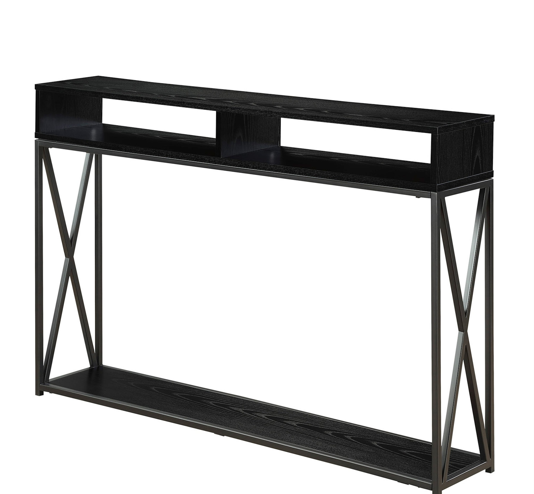 Tucson Deluxe Console Table With Shelf - Industrial - Console Tables ...
