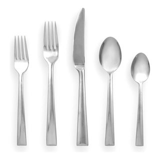 Lenox Continental Dining 5-Piece Flatware Set, Set of 8 - Contemporary ...