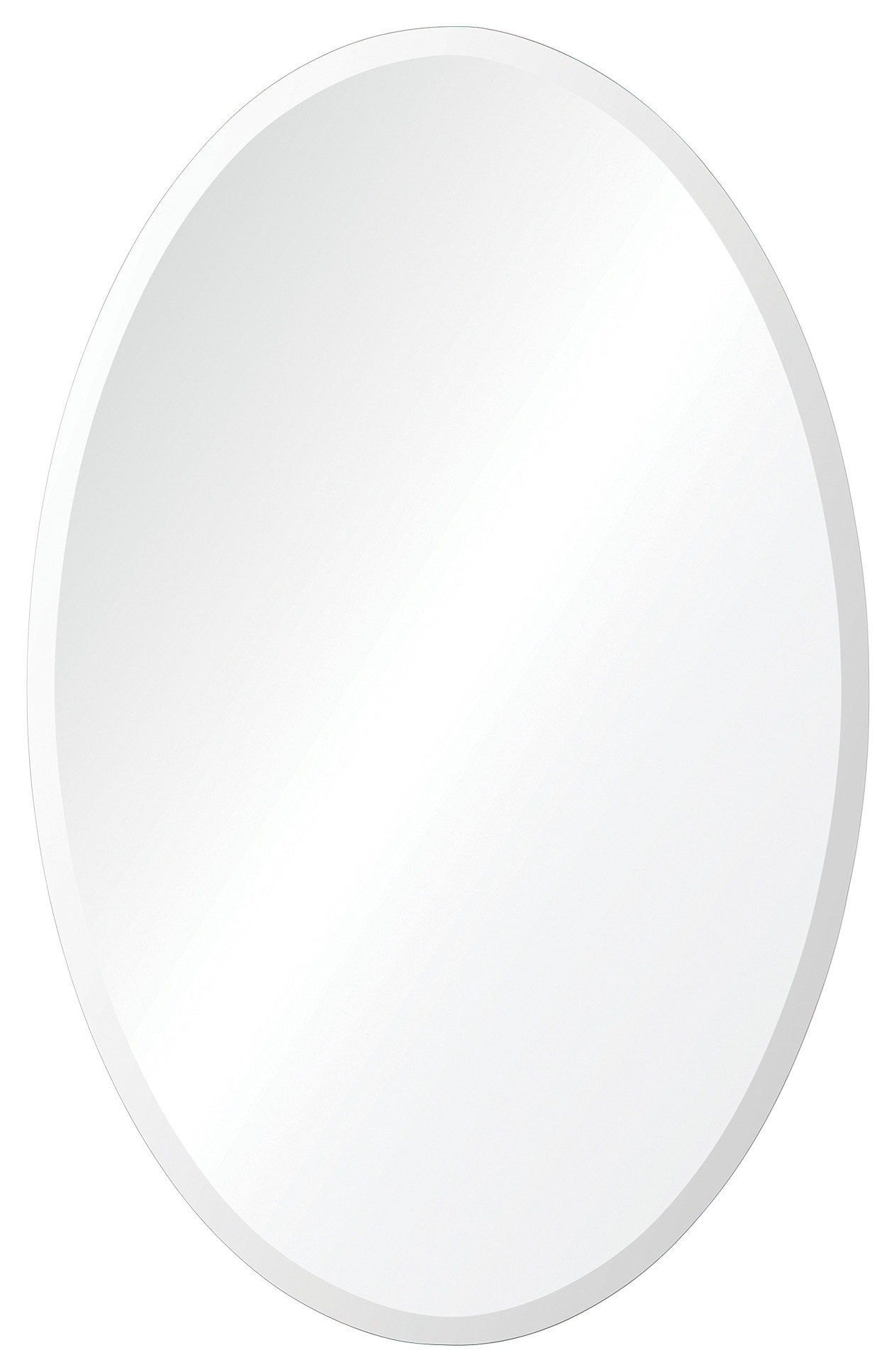 Frances Oval Mirror 18 X 28 - Contemporary - Wall Mirrors - by Beyond ...