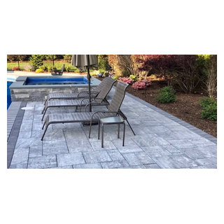 Limestone Quarry Pool Patio - New York - by Cambridge Pavingstones with ...