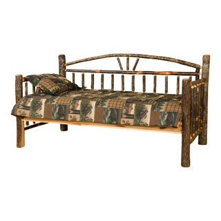 Hickory Log Day Bed - Rustic - Daybeds - by Furniture Barn USA | Houzz