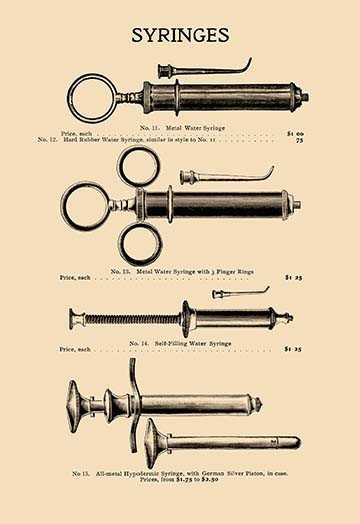 Syringes, 20" x 30" - Traditional - Prints And Posters - by Buyenlarge ...