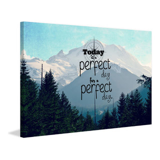"A Perfect Day" Painting Print on Wrapped Canvas, 36x24 - Contemporary ...