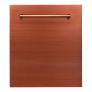 24" Top Control Dishwasher, Copper With Stainless Steel Tub, DW-C-H-24 ...