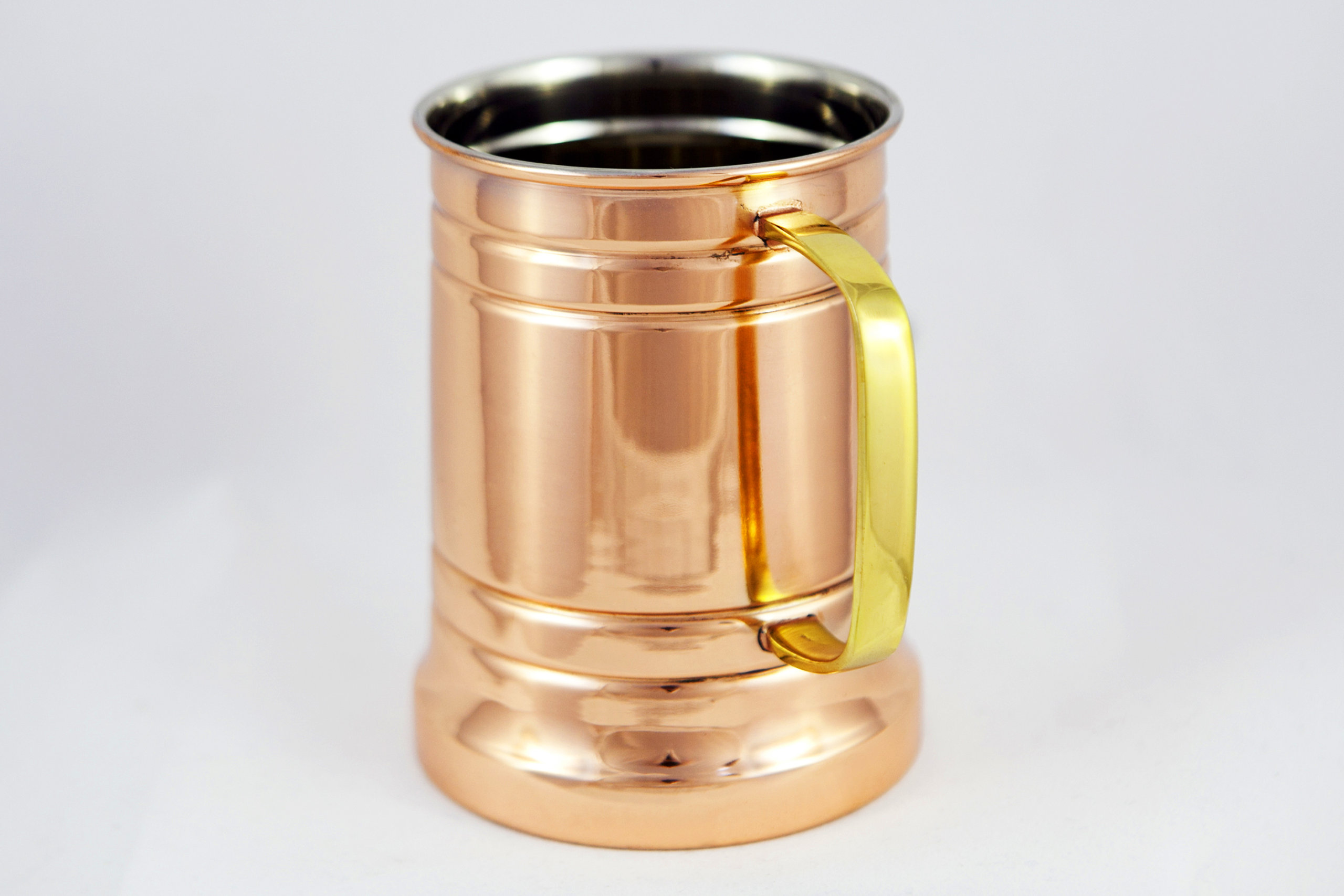 Authentic Copper Beer Stein - Traditional - Beer Glasses - by Alchemade ...