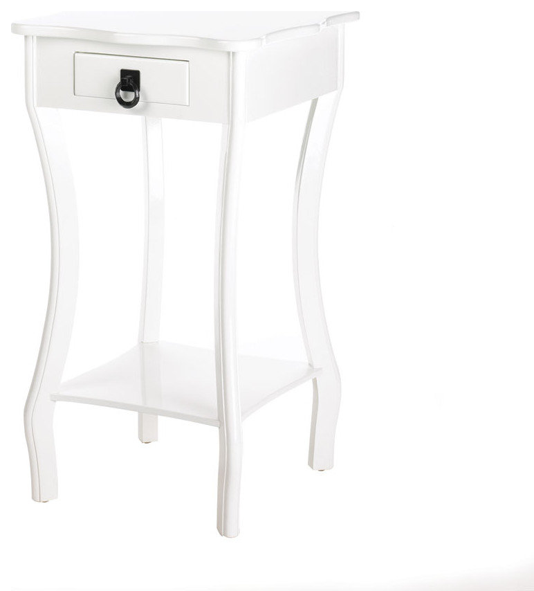 Scalloped Accent Table - Transitional - Side Tables And End Tables - by ...