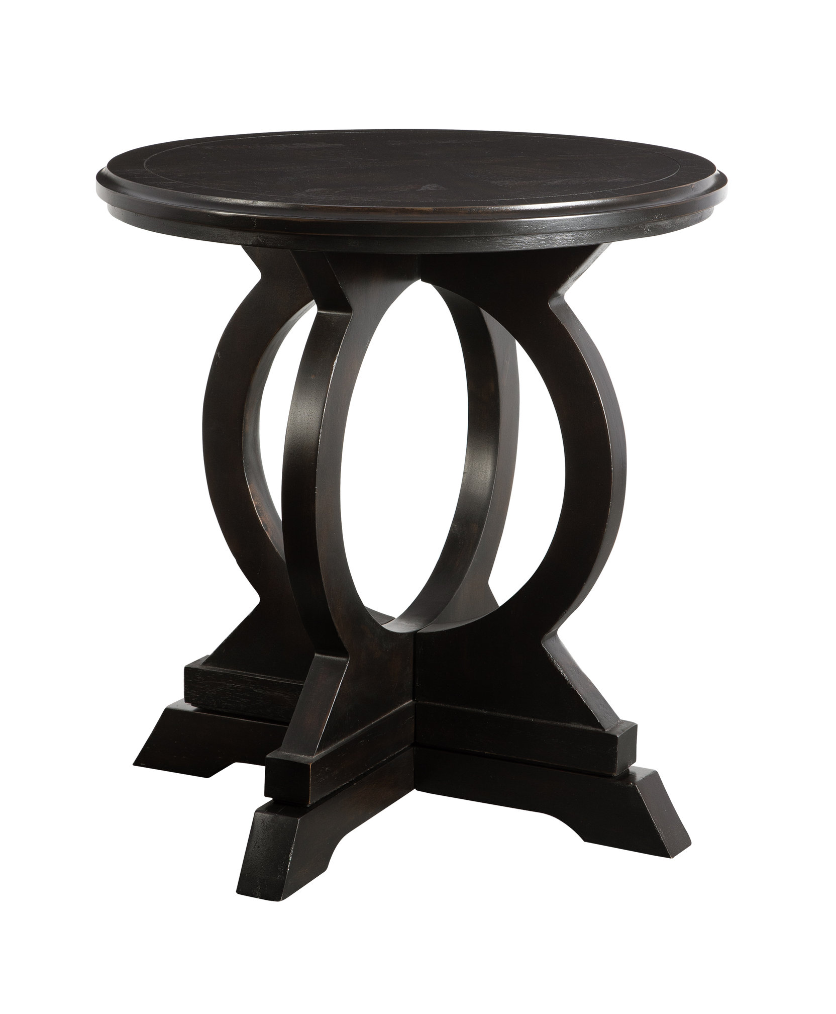 Maiva Side Table, Black - Farmhouse - Side Tables And End Tables - by HedgeApple | Houzz
