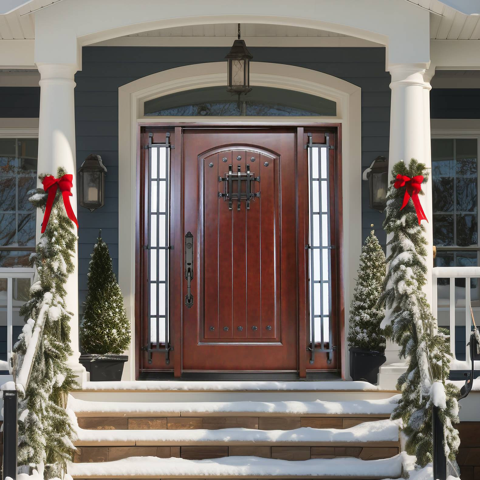 Forever Door, Exterior Front Entry Composite Door FRRVPRTP, 60"x80 ...