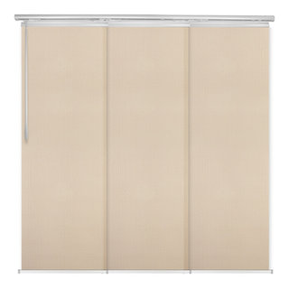 Maxene 3-Panel Track Extendable Vertical Blinds 36-66"W, 116" H ...