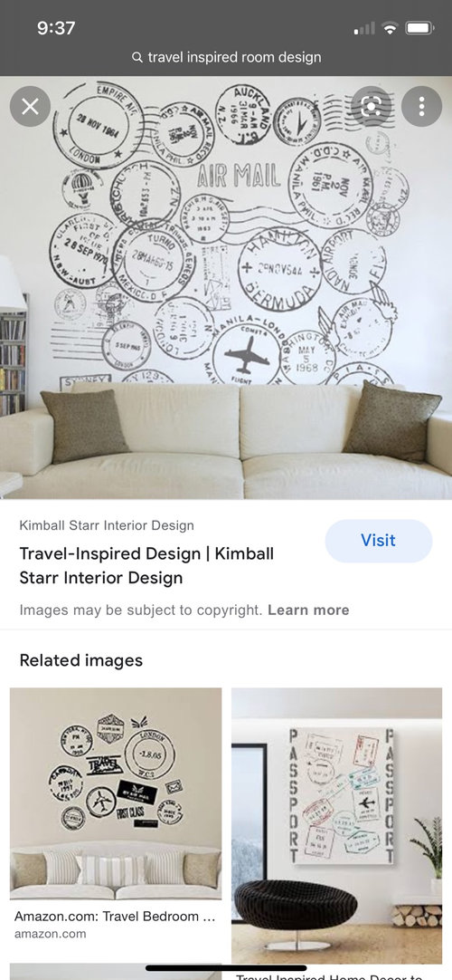 guest room aka the giant world map room -how to work with it??