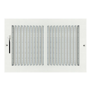 Sidewall Ceiling Register, 12"x8" - Contemporary - Registers Grilles ...