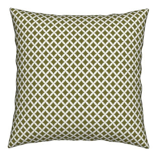 Modern Diamond Geometric Pattern Trendy Throw Pillow - Contemporary ...