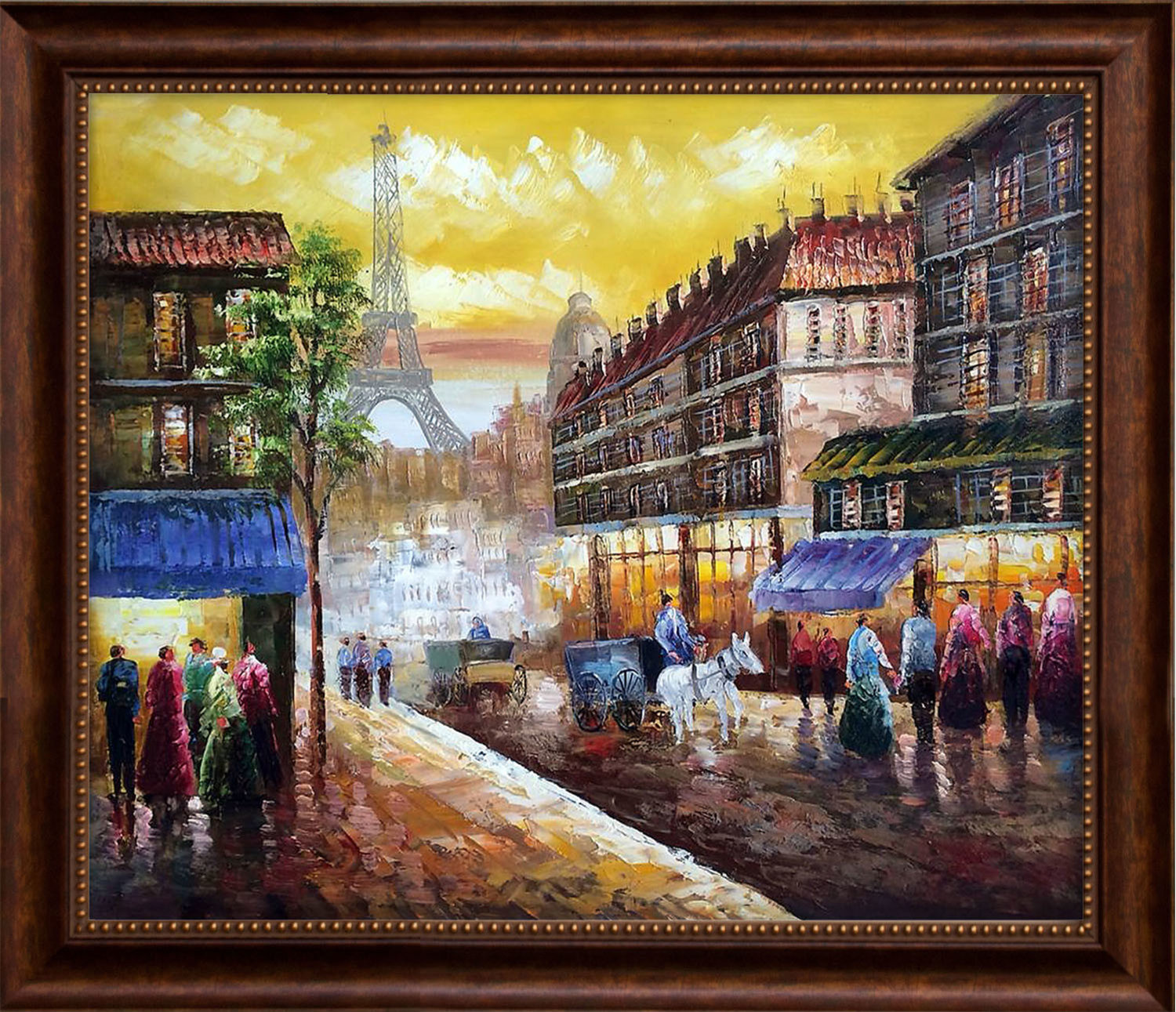 Evening's Delight In Paris, 20X24 - Traditional - Paintings - by ...
