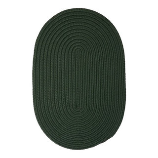 Boca Raton Rug, Dark Green, 3'x5' Oval, 3'x5' Oval - Contemporary ...
