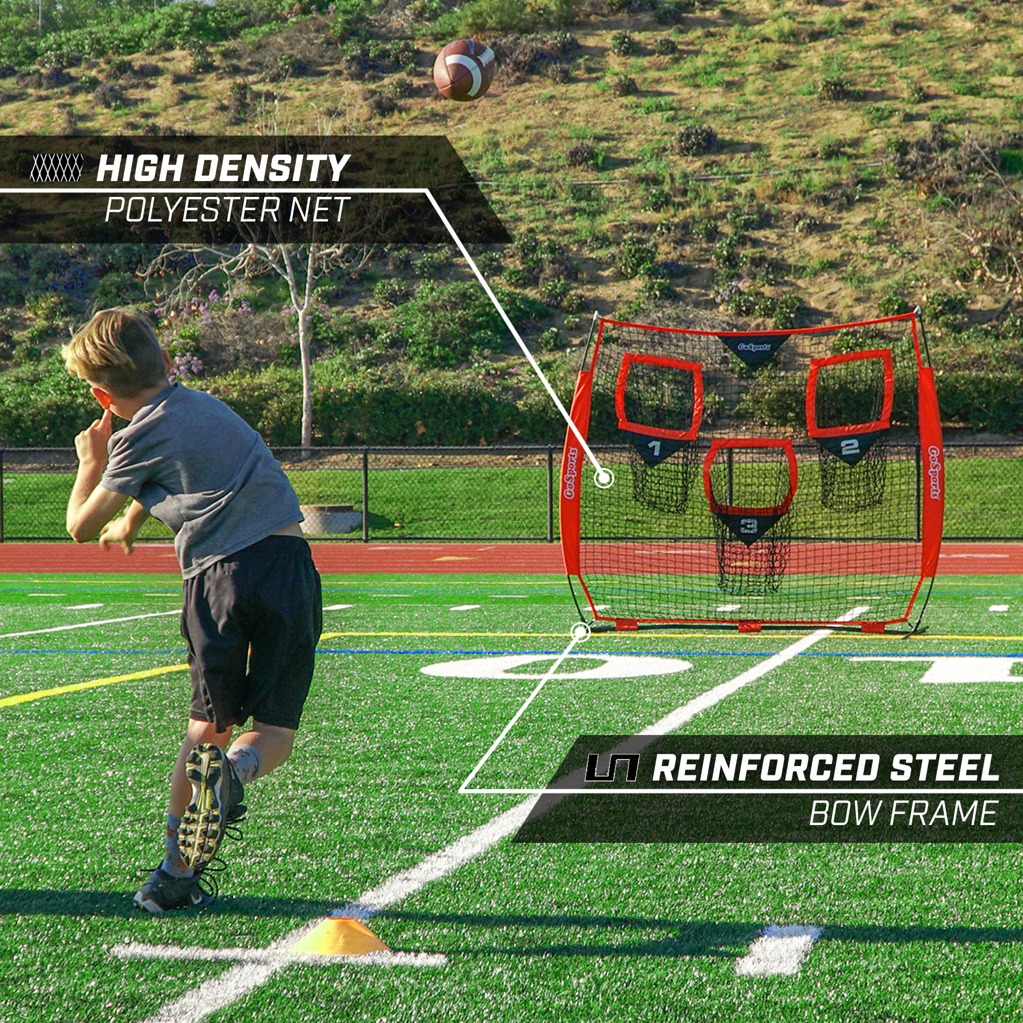 GoSports 6’x6’ Football Training Target Net - Contemporary - Outdoor ...