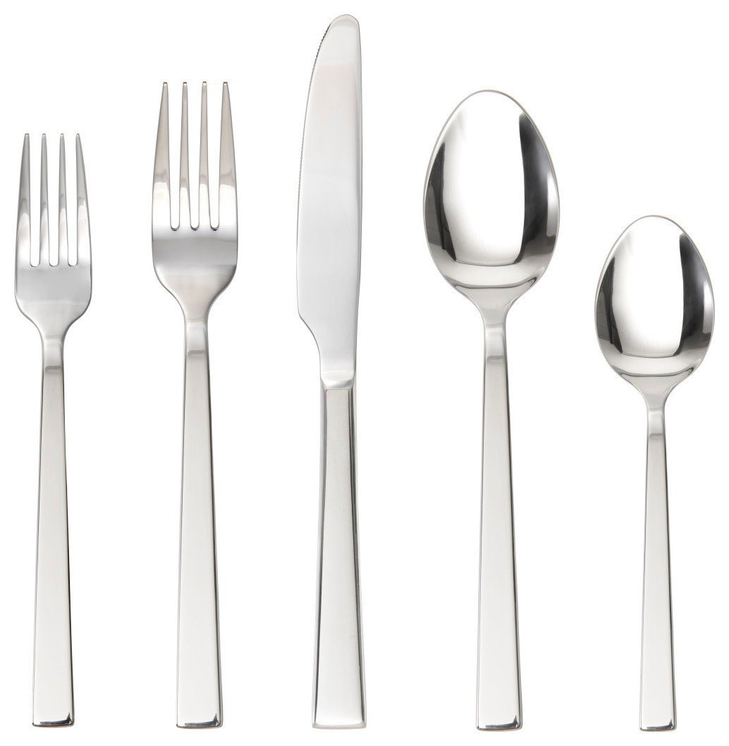 Fortessa Ciro 42Pc Flatware Set, Service for 8 - Contemporary ...
