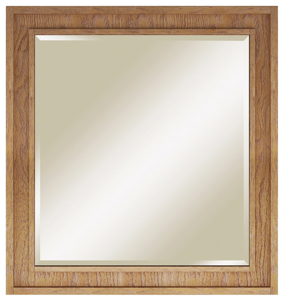 Toby Beveled Glass Mirror, 36" - Transitional - Bathroom Mirrors - by ...