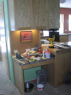 Help!! Kitchen 'desk' at counter height or desk height?