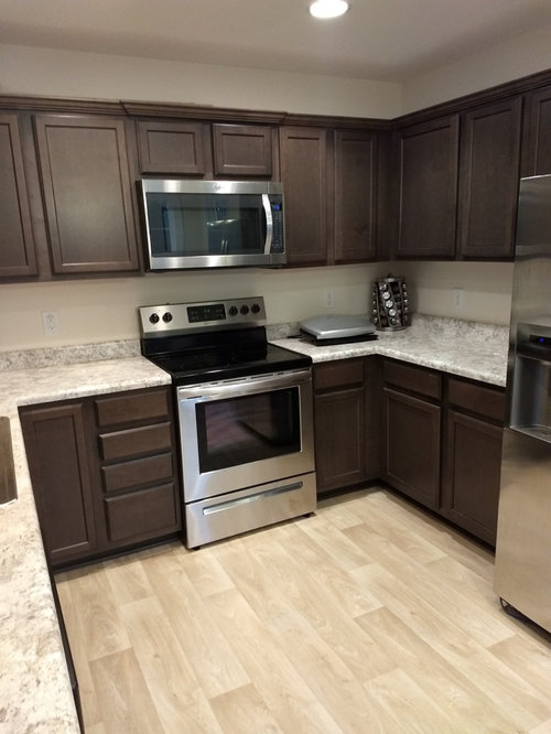 Builder grade kitchen needs help!