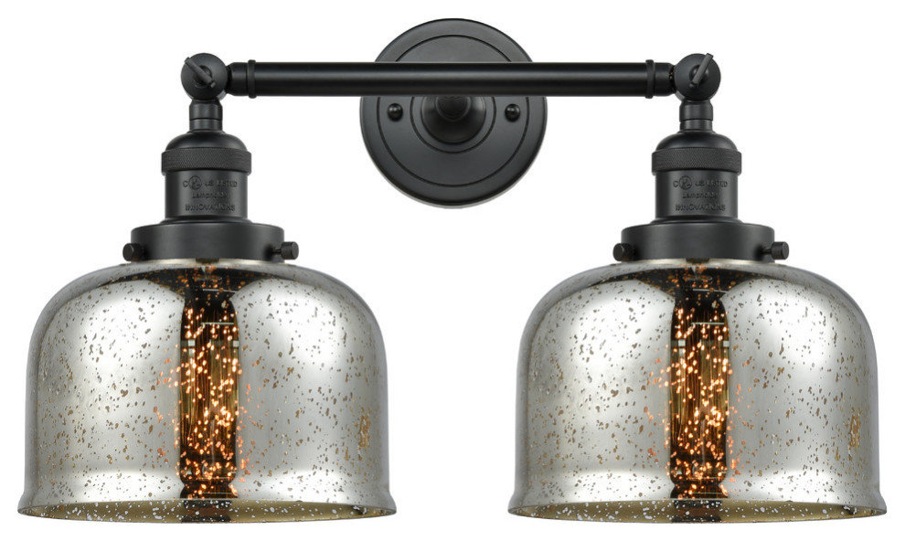 Innovations 2-LT Large Bell 18" Bathroom Fixture - Matte Black ...