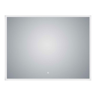 LED Illuminated Bath/Vanity Wall Mirror With Defogger, 47.2" - Modern ...