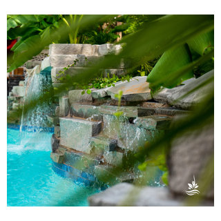 Tropical Rainforest - Asian - Pool - Dallas - by Selah Pools & Spas | Houzz