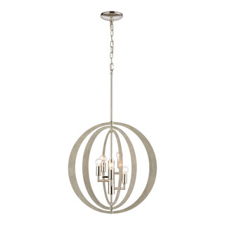 Retro Rings 5-Light Chandelier - Transitional - Chandeliers - by ...
