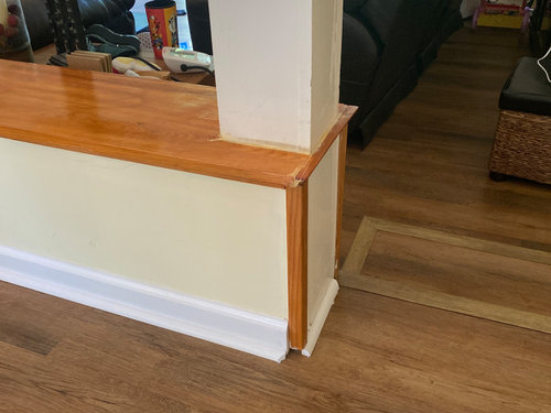 Low wall room divider