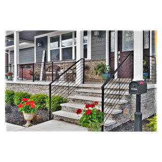 #7737 Petra Horizontal Porch Rail - Contemporary - Porch - Detroit - by ...