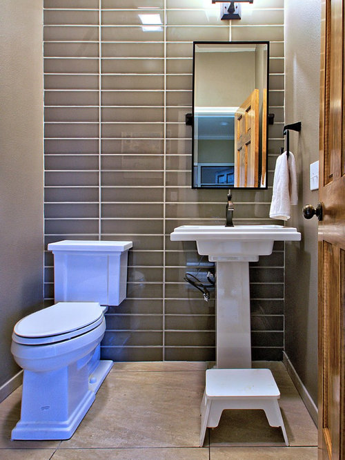 Powder Room Tile | Houzz