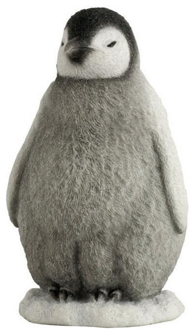 Sleepy Baby Penguin Figurine - Contemporary - Decorative Objects And ...