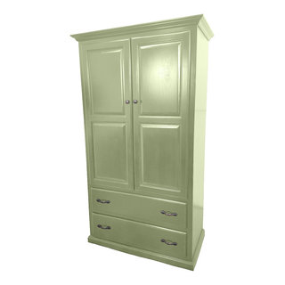 Double Wide Traditional Wardrobe - Contemporary - Armoires And ...