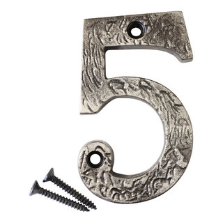 RCH Hardware Iron Rustic Country House Number, 3-Inch, Various Finishes ...