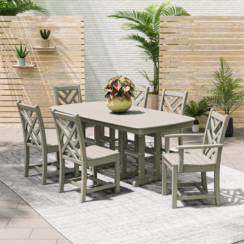 Polywood Chippendale Dining Set
