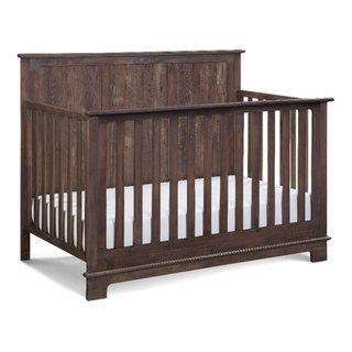 Suite Bebe Grayson Traditional Wood 4-in-1 Convertible Crib in Brown ...