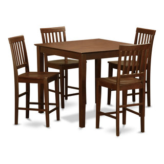 3 Pc Pub Table Set -Counter Height Table And 2 Kitchen Chairs ...