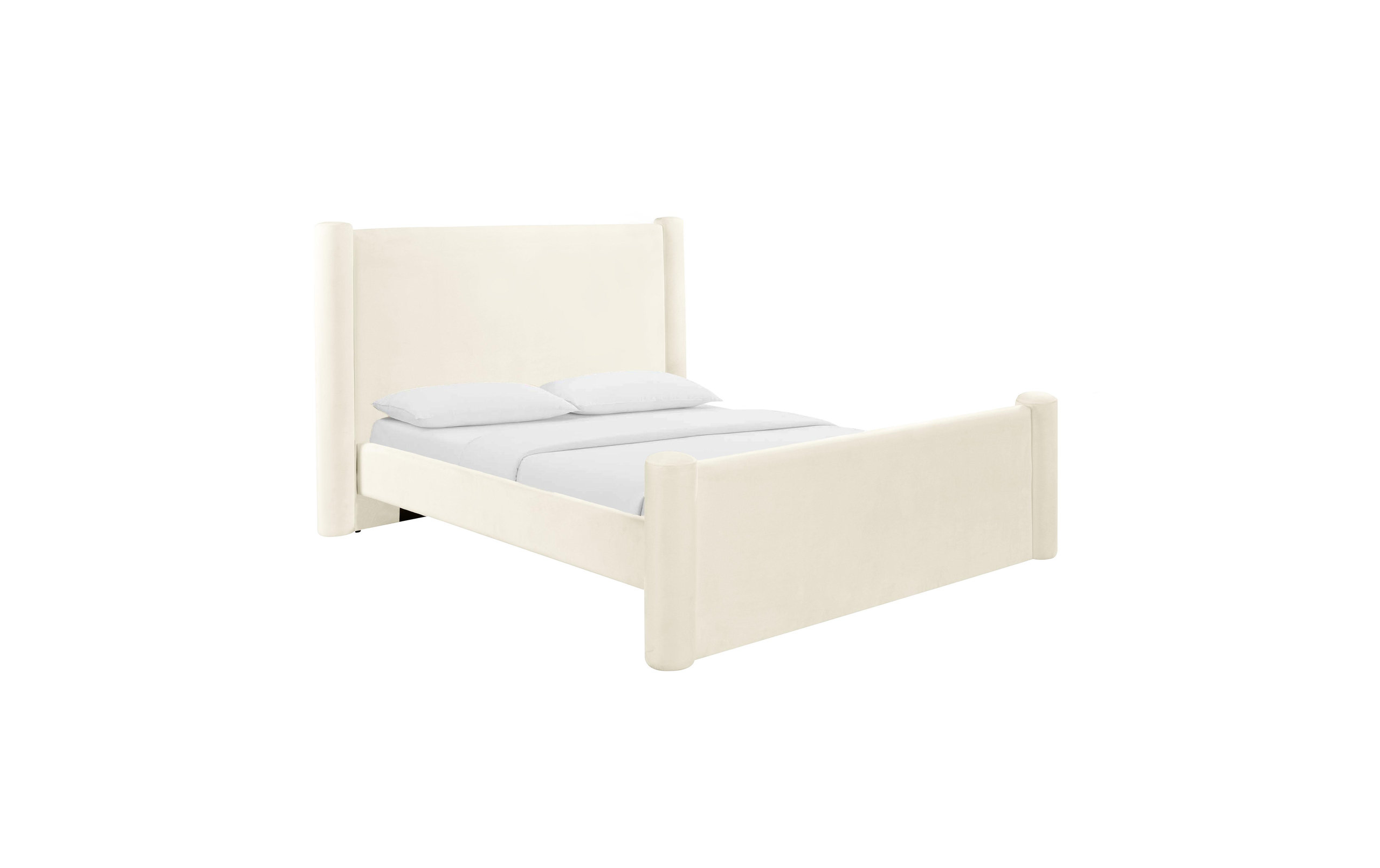 Athara Velvet Full Bed, queen - Transitional - Platform Beds - by TOV ...