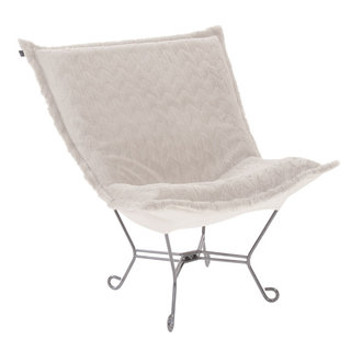 Scroll Puff Chair - Transitional - Armchairs And Accent Chairs - by ...