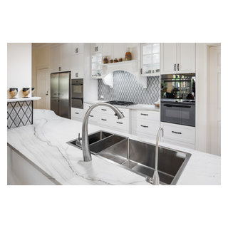 Natural stone benchtops 'Aphrodite' Quartzite - Traditional - Kitchen ...
