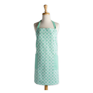 DII Aqua Lattice Print 2-Pocket Apron - Mediterranean - Aprons - by ...