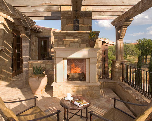 Corner Fireplaces Tuscan Style
