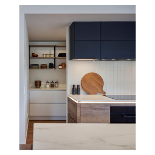 Contemporary Kitchen with Scullery Showhome by Maker Build Kitchen by ...